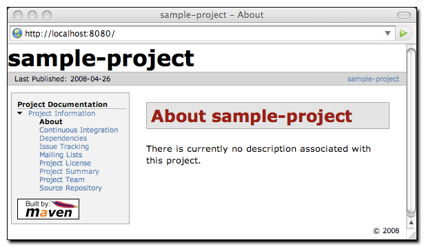 Chapter 10: Site Generation - Maven: The Complete Reference